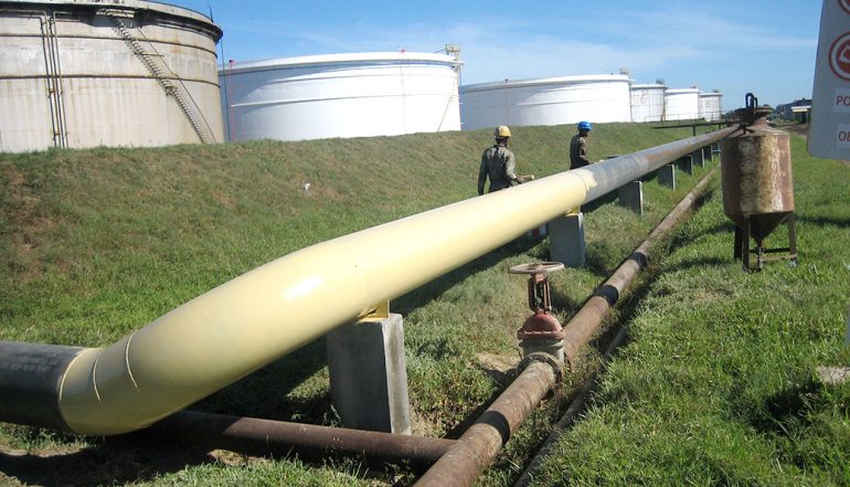 Replacement of 20inch suction line from 6 x 25Km3 tanks – PetroTec